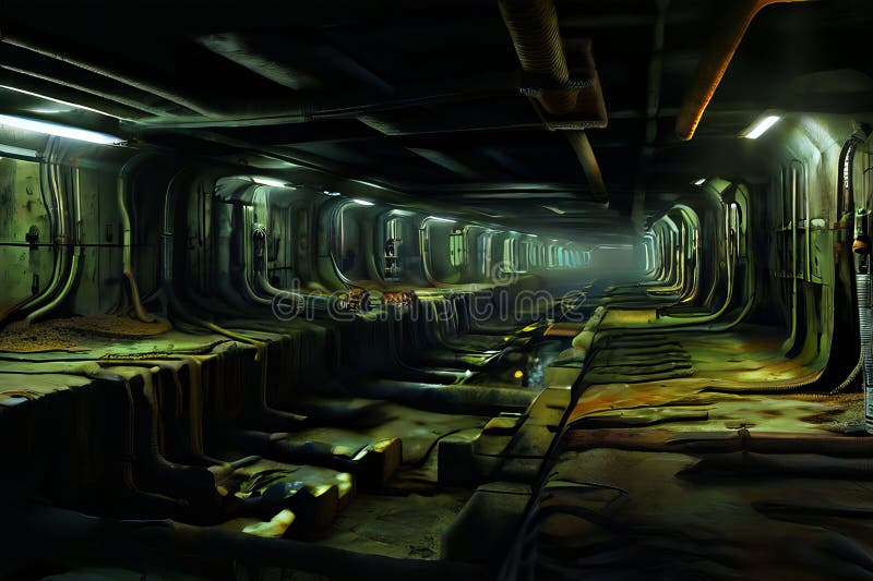 The Underground Infrastructure Test Site a City Built Primarily Stock ...