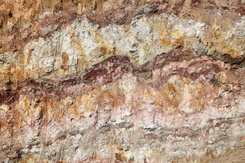 Underground Layers of the Earth. Beautiful Texture Stock Photo - Image ...