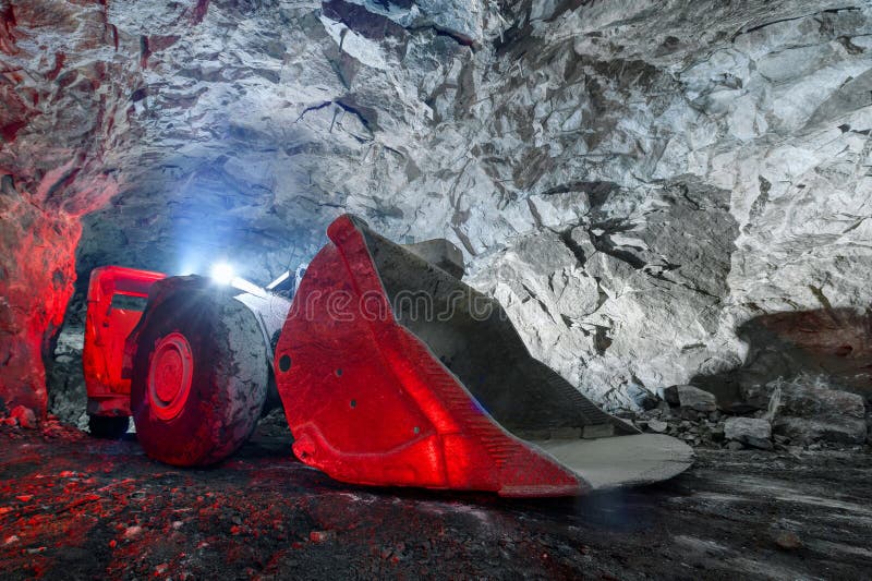 An Underground Loading Machine. Special Low-profile Equipment for ...