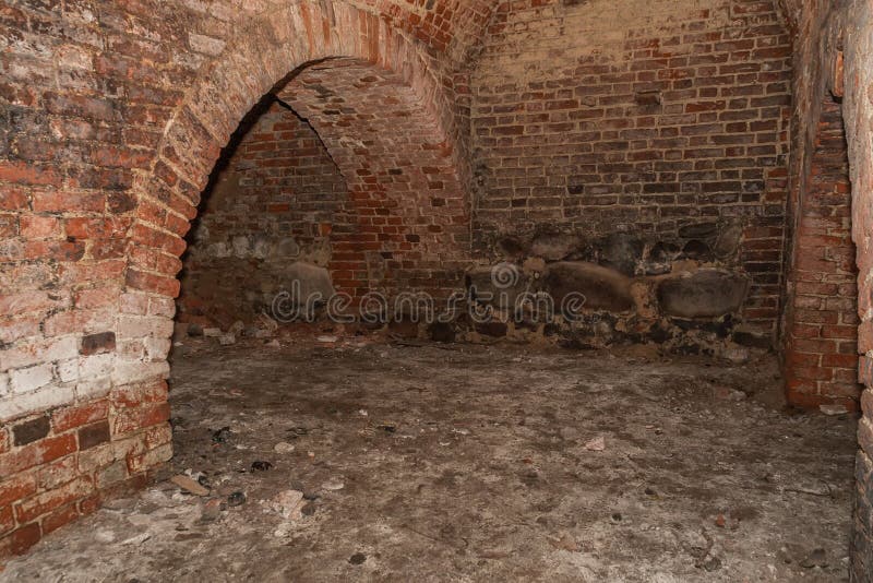 Underground in a Medieval Castle Stock Image - Image of history ...