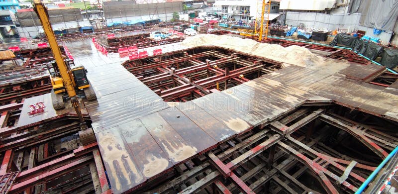 Underground Metal Structure Foundation for High-rise Building ...