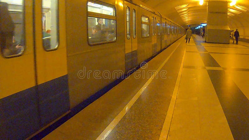Underground Metropolitan stock video. Video of city - 245130147