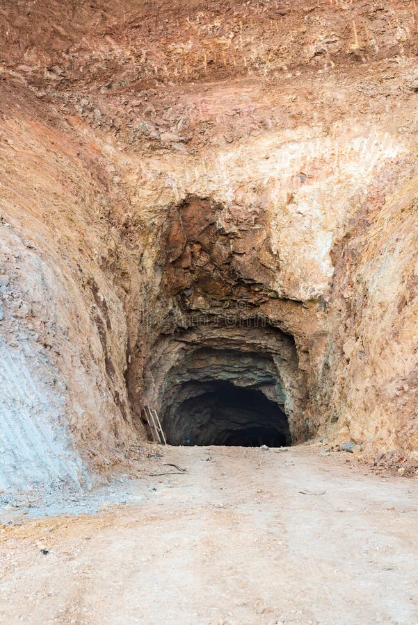 Underground mine stock photo. Image of entrance, geology - 99449290