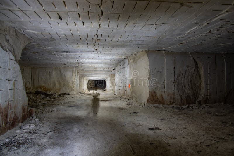 Underground Mine Tunnel, Mining Industry Stock Image - Image of mineral ...