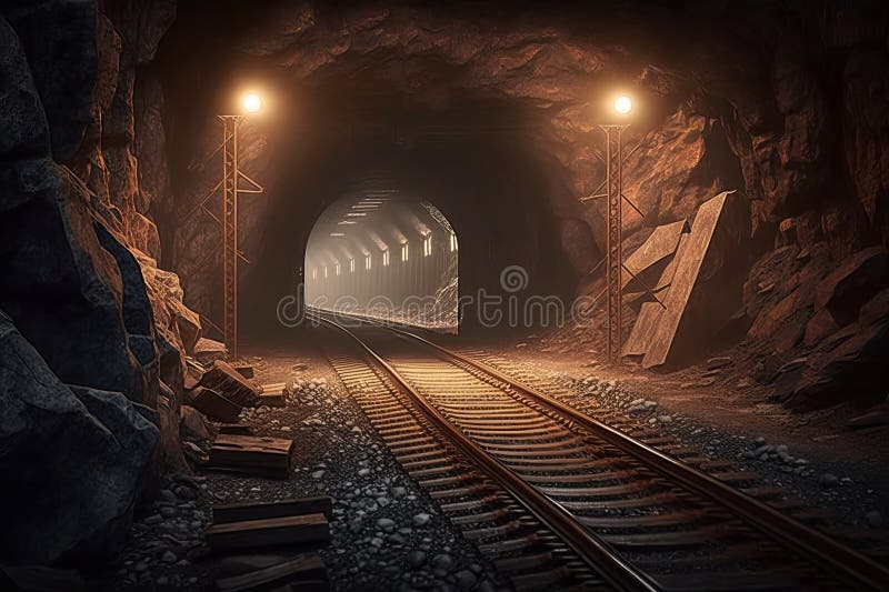 Underground Mining Tunnel Stock Illustrations – 1,011 Underground Mining Tunnel Stock ...