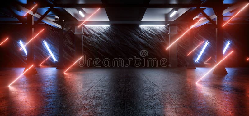 Underground Neon Orange Blue Cyber Sci Fi Futuristic Rock Wall Cement ... Underground Neon Orange Blue Cyber Sci Fi Futuristic Rock Wall Cement ...