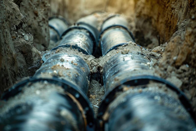 Underground, a Network of Interconnected Tubes Forms a Series of ...