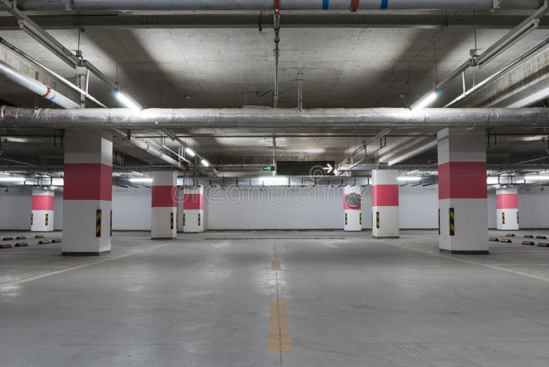 Underground parking stock photo. Image of floor, construction - 58854360