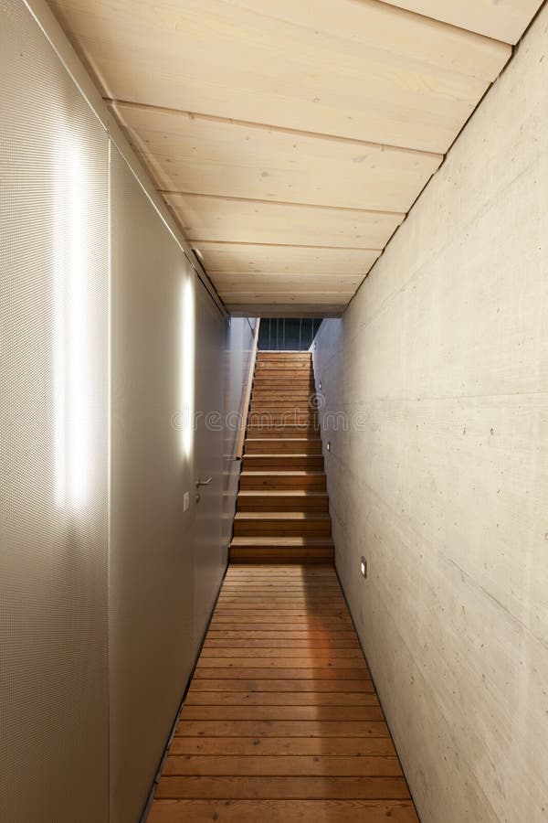 Underground Passage of a Building Stock Photo - Image of deck ...