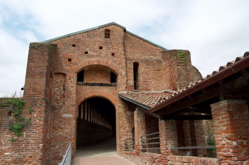 Underground Passage of the Castle Stock Image - Image of arches, castle ...