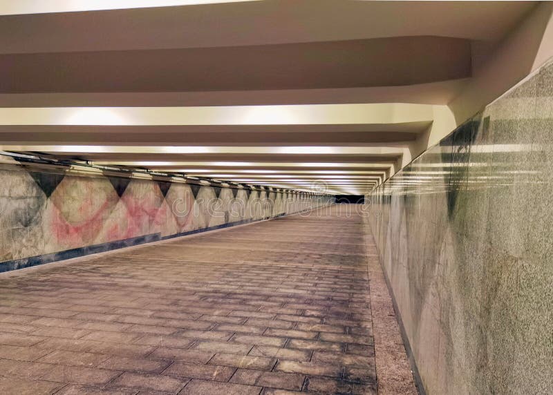 The Underground Passage in the Center of Moscow Stock Photo - Image of ...