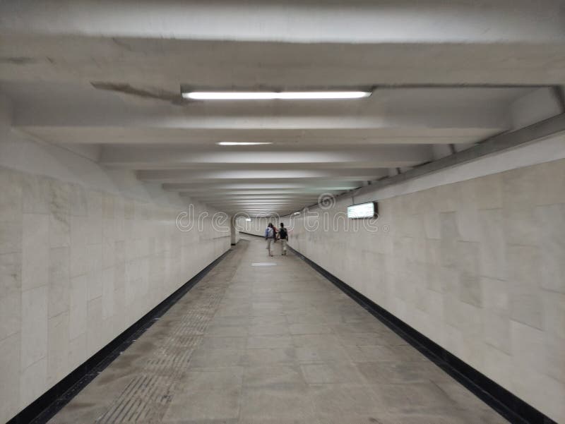 Underground Passage in the Metro Stock Photo - Image of space, city ...