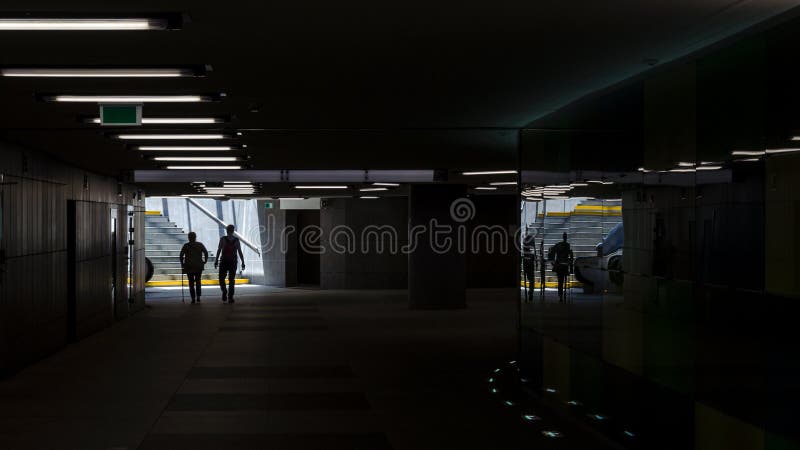 UNDERGROUND PASSAGE editorial photography. Image of architecture - 95159892