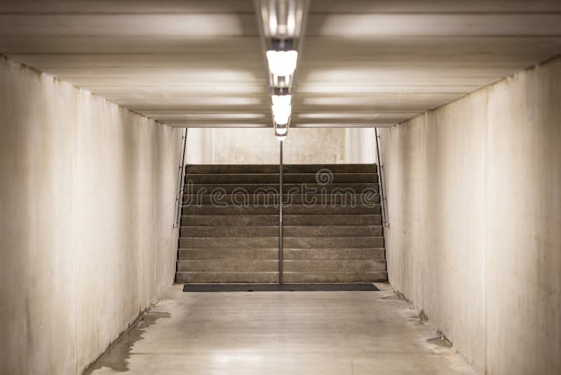 Underground passage stock photo. Image of concrete, public - 42994558