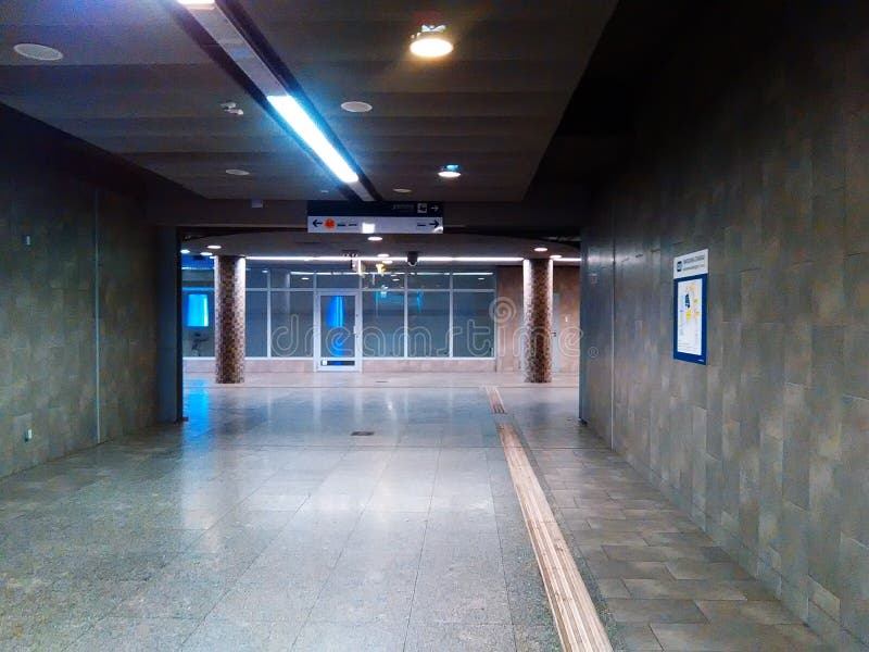 Underground passage stock image. Image of grey, capital - 78437109