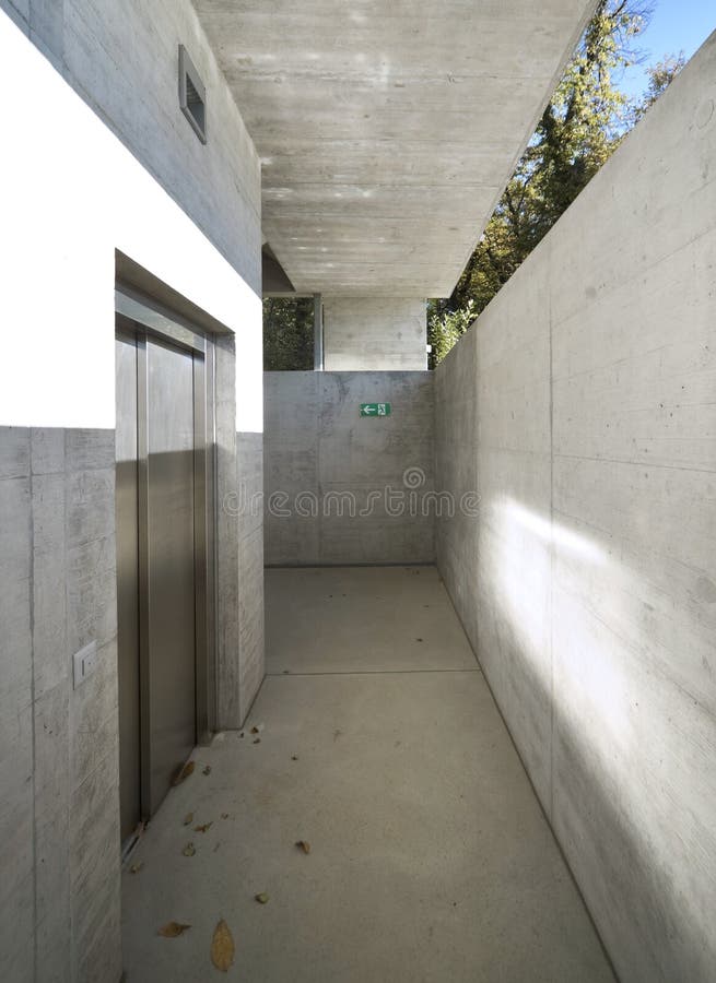 Underground Passage but Still Illuminated by the Sun of a Concrete ...