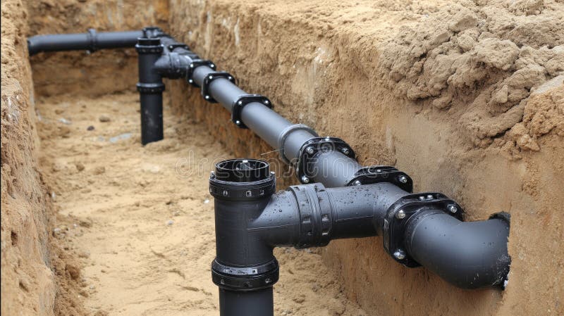 205 Underground Pipes Installation Work Ai Generated Stock Photos ...