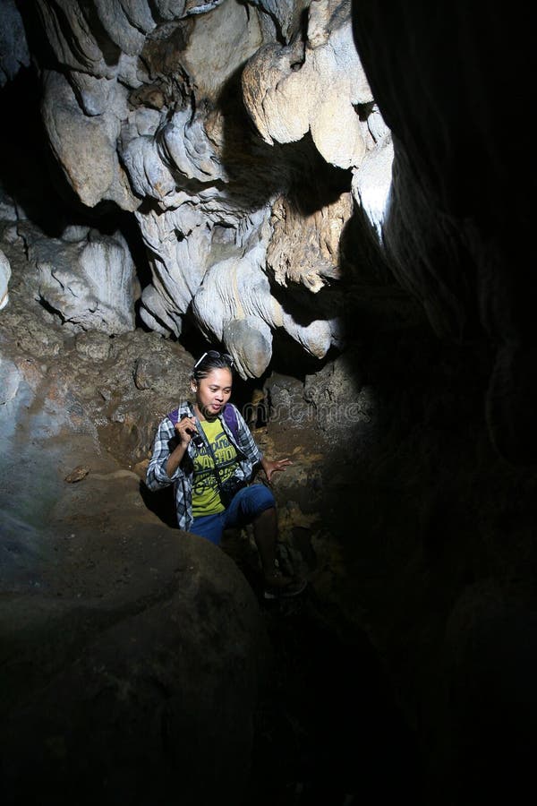Underground river editorial image. Image of researchers - 44154300