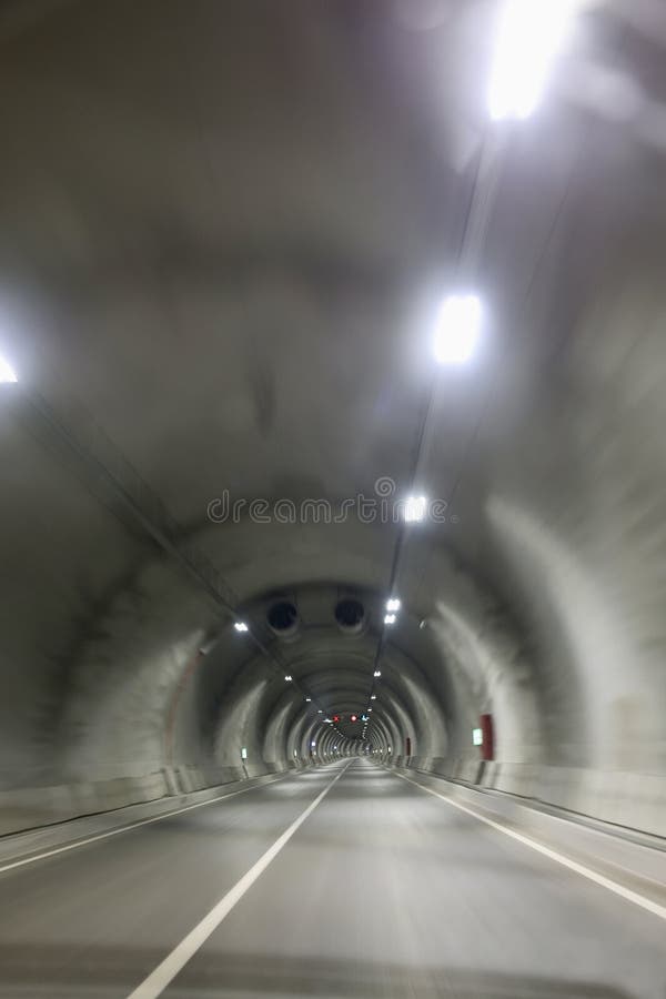 Underground road tunnel stock photo. Image of city, fast - 360579804