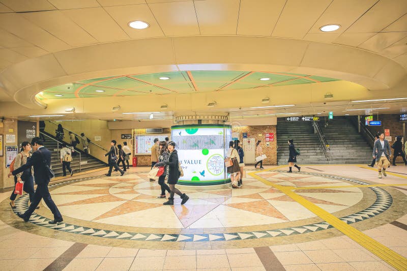 Underground Shopping Mall at Tenjin Editorial Stock Image - Image of ...