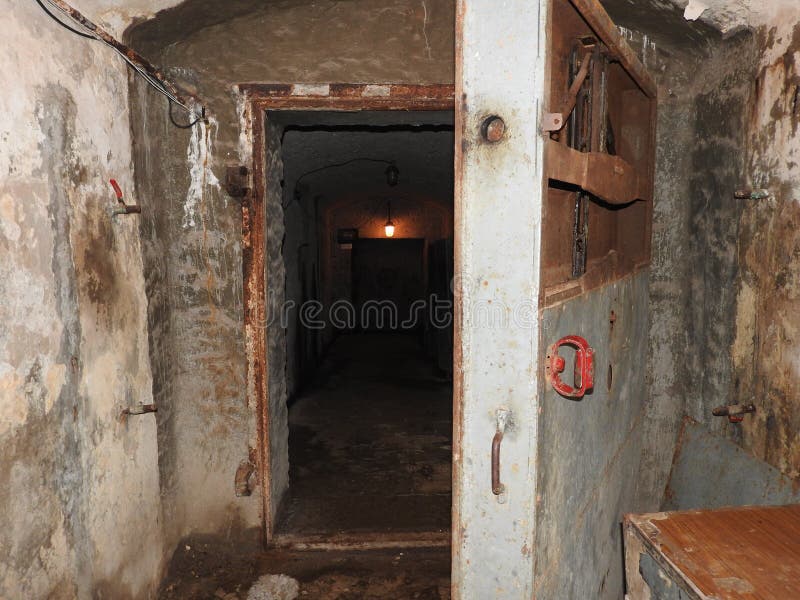 Underground Soviet Bunker in Its Original Form, Moscow, Russia Stock ...