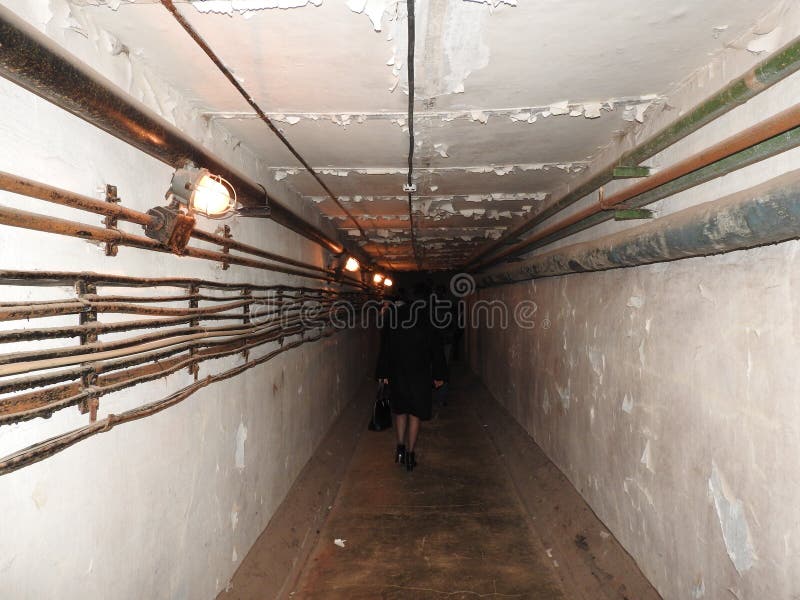 Underground Soviet Bunker in Its Original Form. a Former Soviet Cold ...