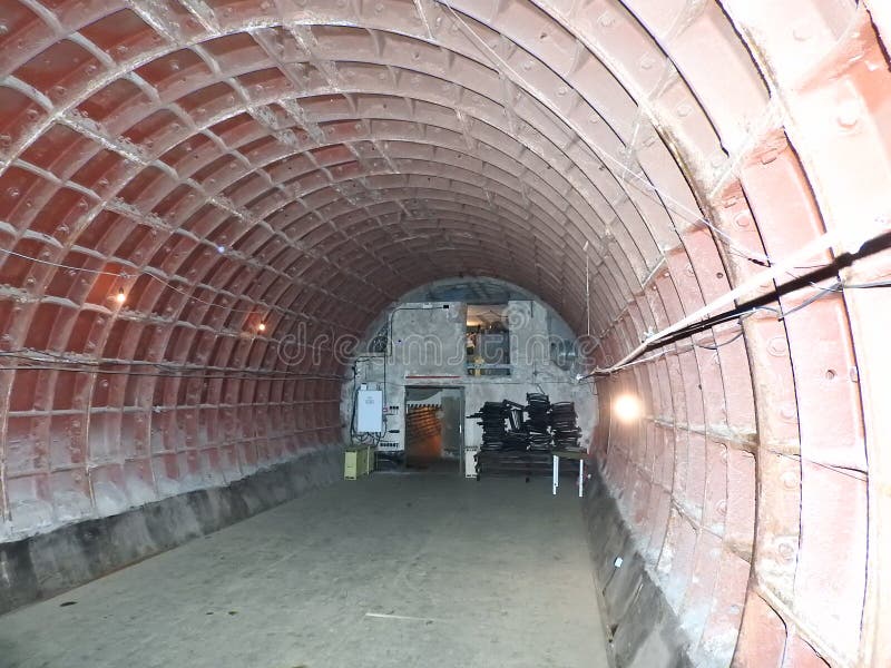 Underground Soviet Bunker during the War, Details and Elements Stock ...