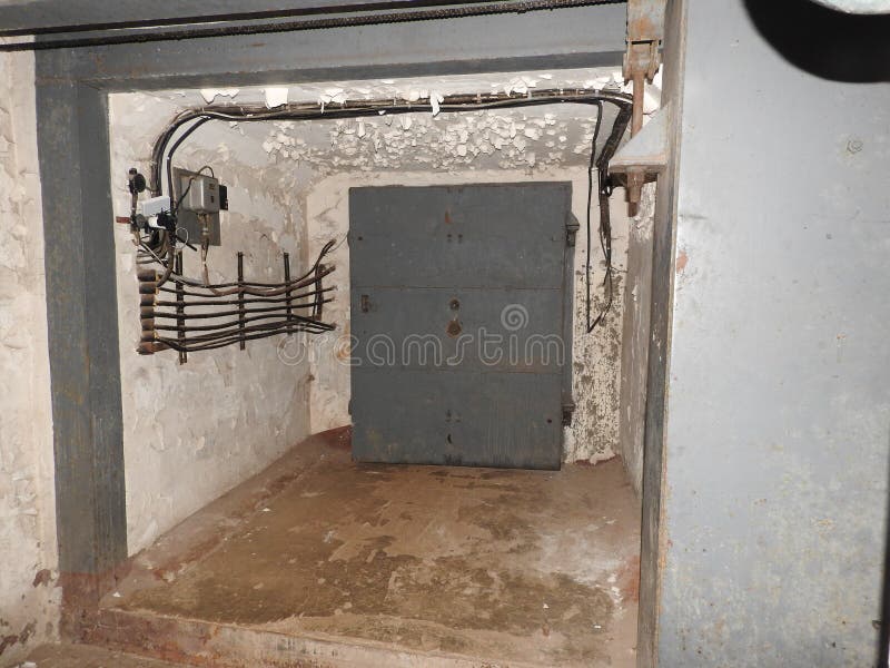 Underground Soviet Bunker during the War, Details and Elements Stock ...