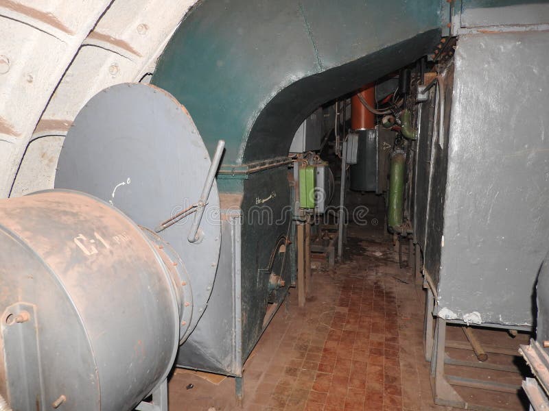 Underground Soviet Bunker during the War, Details and Elements Stock ...