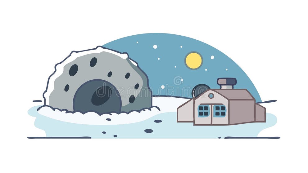 Underground Space Base on Asteroid for Hidden Operations, Vector Design ...