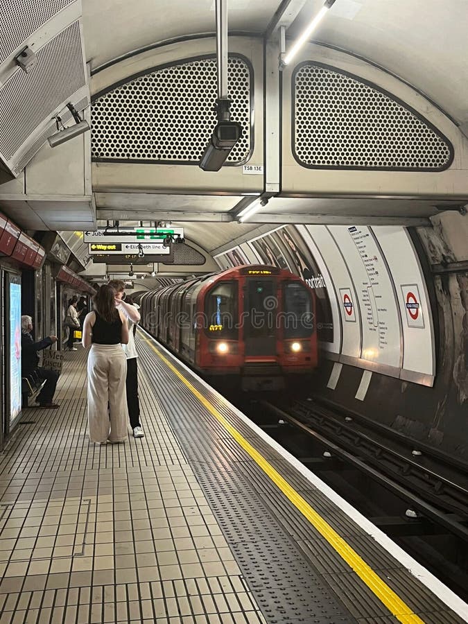 Underground Station Metro London Aesthetic Editorial Stock Image ...