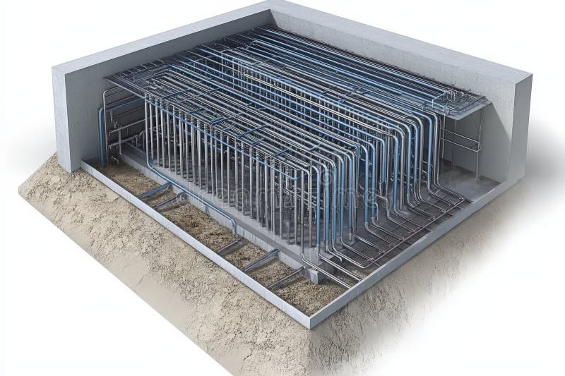 Underground Storage Structure Featuring Precision Designed Rebar Grids ...