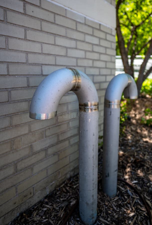 Underground Structure Manhole Ventilation Pipe in the Shape of a Candy ...