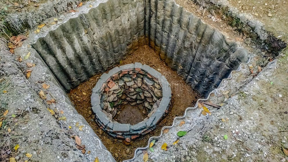 Underground Structure with Stone Reinforcement in an Excavated ...
