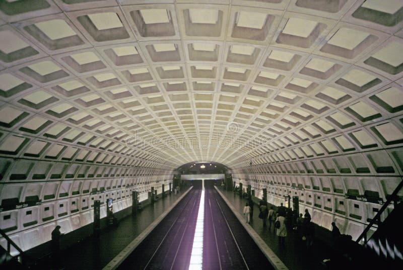 An Underground Subway Platform for the Metro Rail Mass Transit System ...