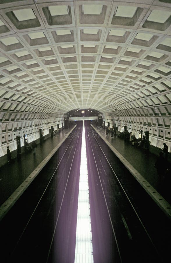 An Underground Subway Platform for the Metro Rail Mass Transit System ...