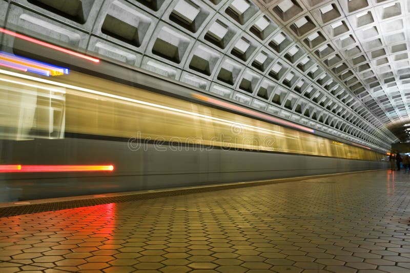 Underground Subway Racing by Stock Photo - Image of tunnels, commute ...
