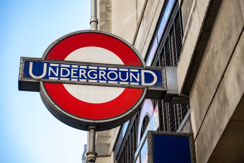 Underground 2 editorial stock image. Image of sign, downtown - 354991304