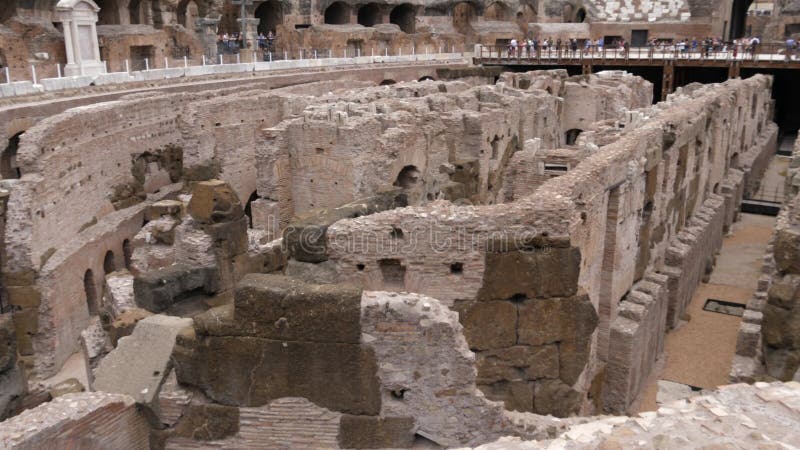 Underground System of Tunnels of Colosseum in Rome, Italy Stock Footage ... Underground System of Tunnels of Colosseum in Rome, Italy Stock Footage ...