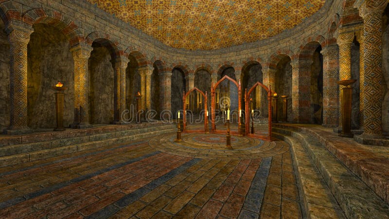 Underground temple stock photo. Image of history, horror - 105505234