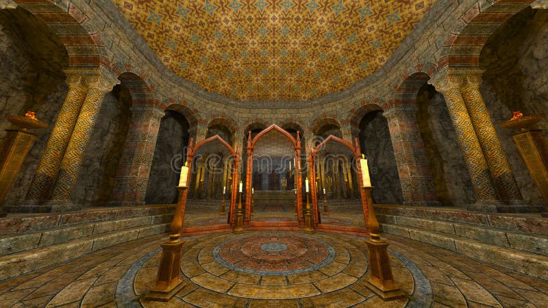 Underground temple stock photo. Image of mirror, stone - 105505276