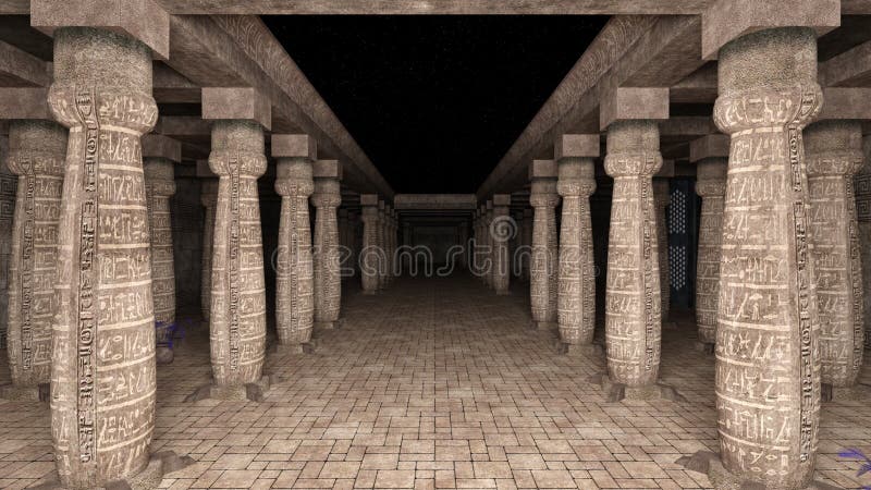 Underground temple stock illustration. Illustration of mirror - 112725178