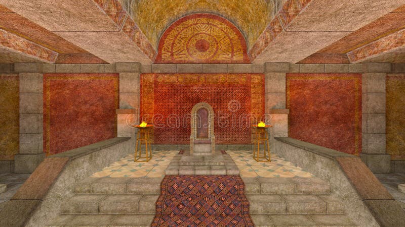 Underground temple stock illustration. Illustration of king - 105504954