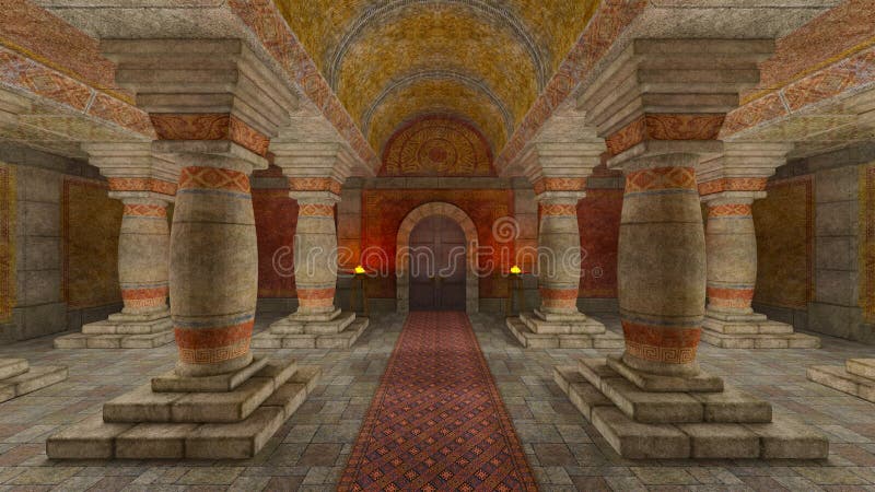 Underground temple stock illustration. Illustration of underground ...