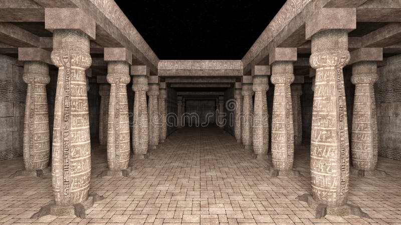 Underground temple stock illustration. Illustration of stone - 112725174