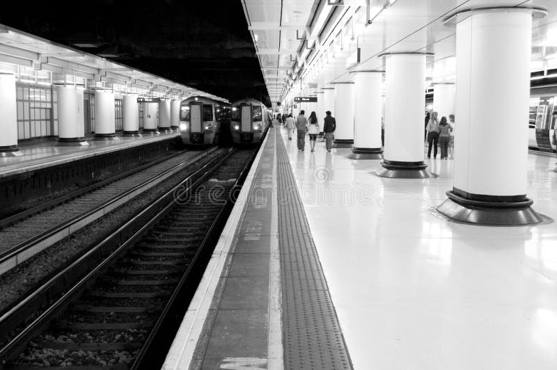 Underground Train stock photo. Image of contrast, commute - 13354136