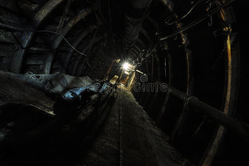 Underground Training Coal Mine in Dabrowa Gornicza, Poland Stock Photo ...