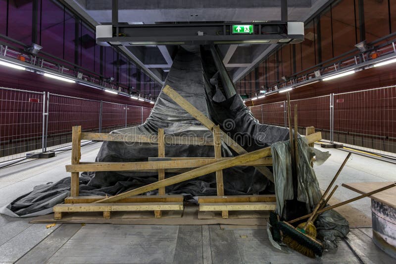 Underground Under Construction Stock Photo - Image of pipe, cable: 44780612