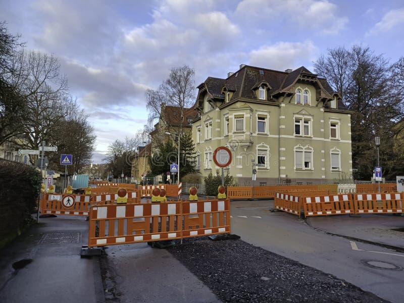 Underground Utilities are Being Repaired on the Streets of Ravensburg ...