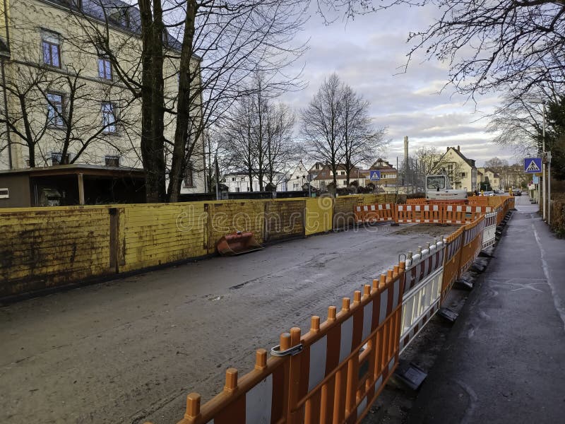 Underground Utilities are Being Repaired on the Streets of Ravensburg ...